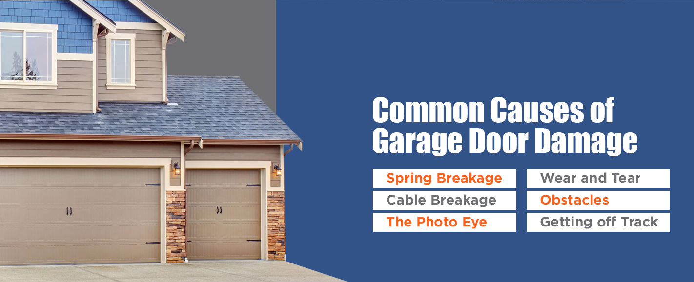 Fixing a Damaged Garage Door | Marvin's Garage Doors in NC